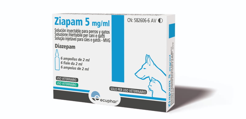 Ecuphar lança diazepam injetável para uso veterinário